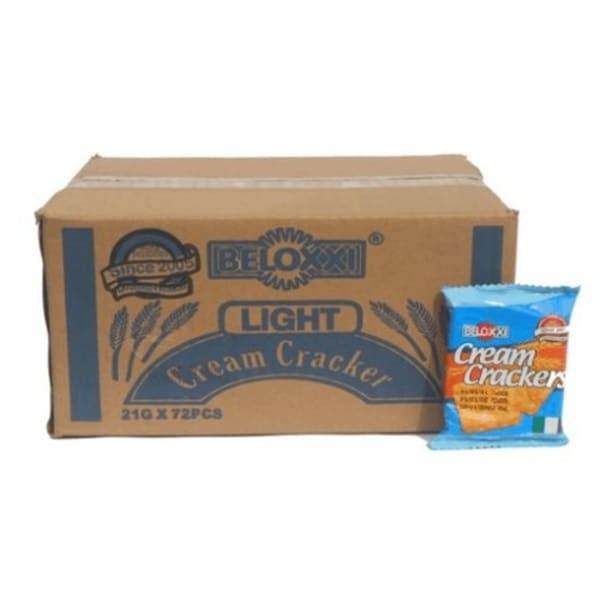Beloxxi Cream Crackers Biscuits 40g x 48packs - Waziri Ecommerce