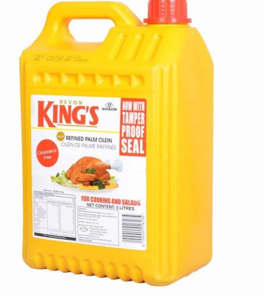 Devon Kings Groundnut Vegetable Cooking Oil 5L by 4D - Waziri Ecommerce