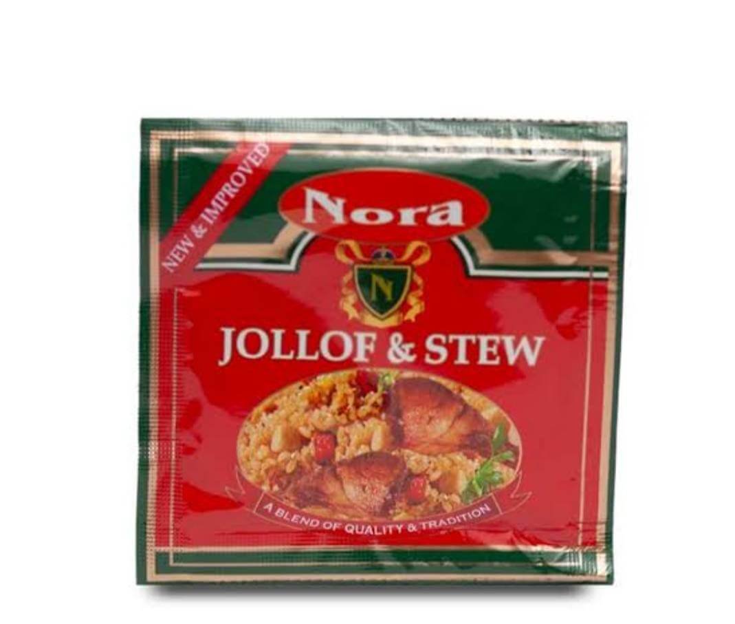 Nora Jollof and Stew Seasoning Spices 10g x 10 x 23 - Waziri Ecommerce